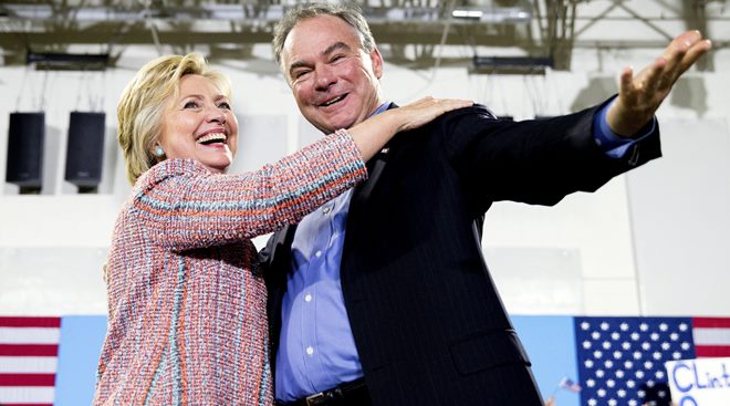 Hillary Clinton picks Tim Kaine as running mate | World News - The ...