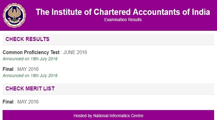 ICAI CA Final and CPT exam 2016: Results, merit list released; follow ...