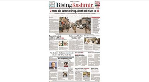 Kashmir gagged: Newspaper presses raided, editors say staff held ...