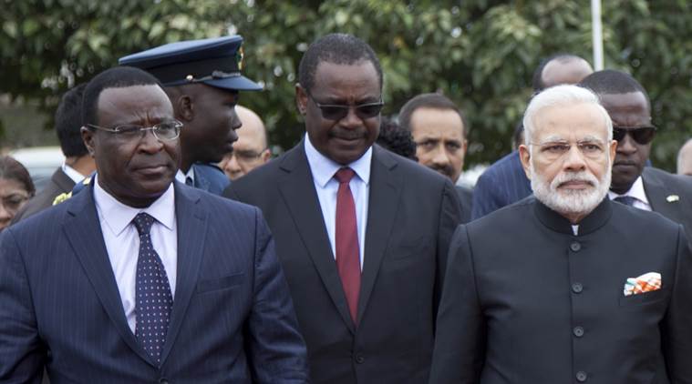 PM Modi holds talks with Kenyan President | India News,The Indian Express