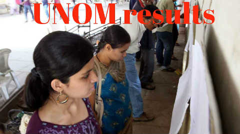 UNOM UG, PG, Professional Degree Instant exam results 2016 declared ...