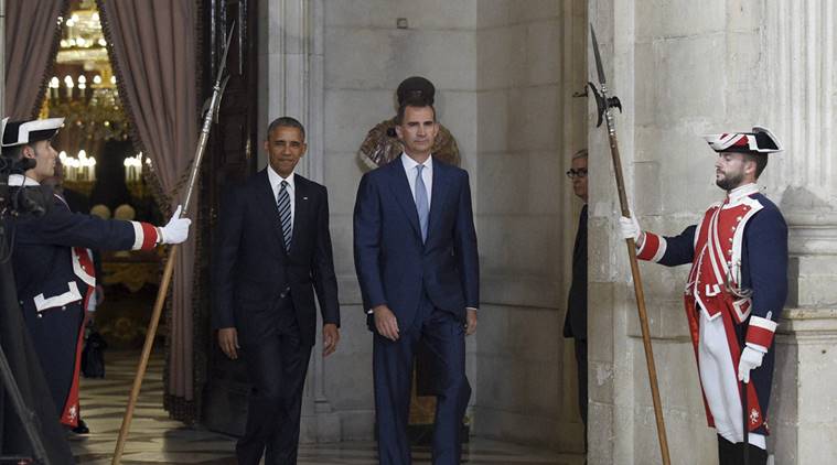 Obama rushes through first presidential visit to Spain | World News ...