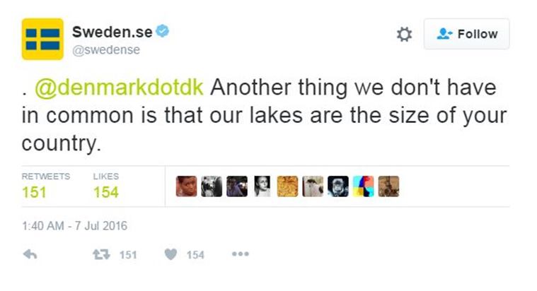 Sweden and Denmark were at war! On Twitter; and it’s hilarious ...