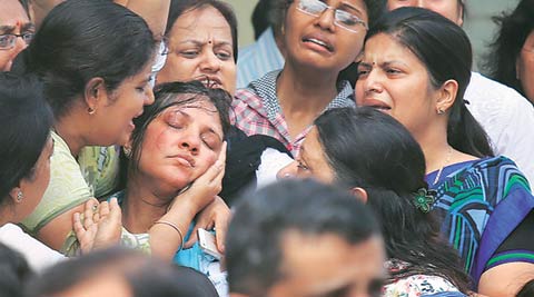 At Tarishi’s funeral, a photograph tells the story | India News - The ...