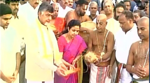 Krishna Pushkaram commences with traditional fervour in Andhra Pradesh ...