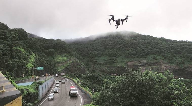 Aerial surveillance on Pune-Mumbai highway: Activists slam drones, say ...
