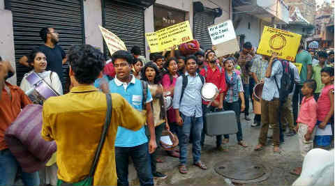 March, postcard campaign in DU demanding hostel accommodation ...