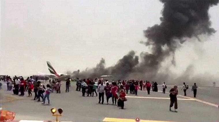 Emirates flight crash: Passengers grabbed bags during evacuation ...