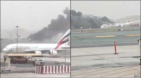 Watch video as Emirates flight from Thiruvananthapuram crash lands at ...