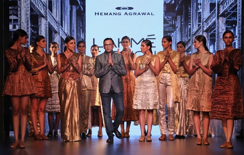 Hemang Aggarwal’s metallic shimmer shone bright and beautiful on the ...