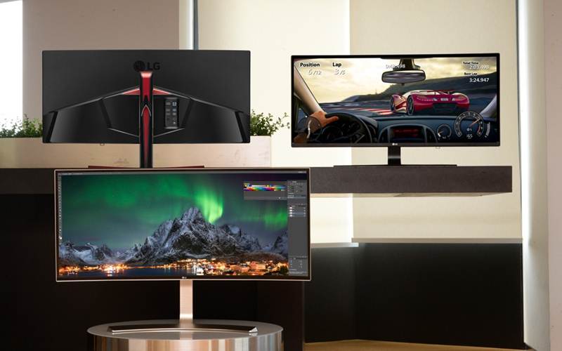 LG’s latest ultra-wide monitors are huge and come with built-in Google ...