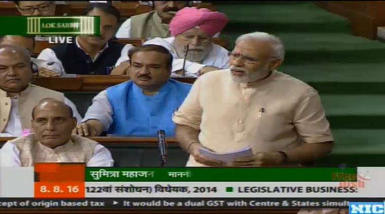GST Bill unanimously passed by Lok Sabha, PM Modi says it will help ...