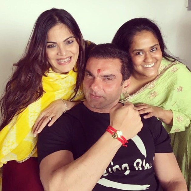 Salman Khan’s Pyaar ka Bandhan with sisters Arpita, Alvira, Shweta, see pics | Entertainment ...