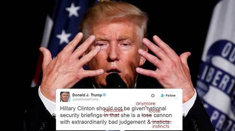 Donald Trump’s 21-word tweet against Hillary Clinton is full of ...
