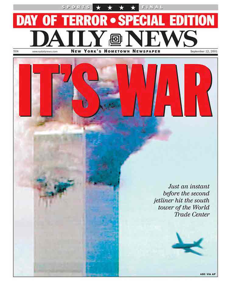 9/11 rewind: A look at front pages of newspapers following that ‘day of ...