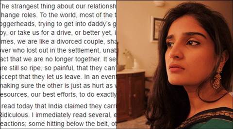 This moving Facebook post by a Pakistani girl on India-Pakistan ...