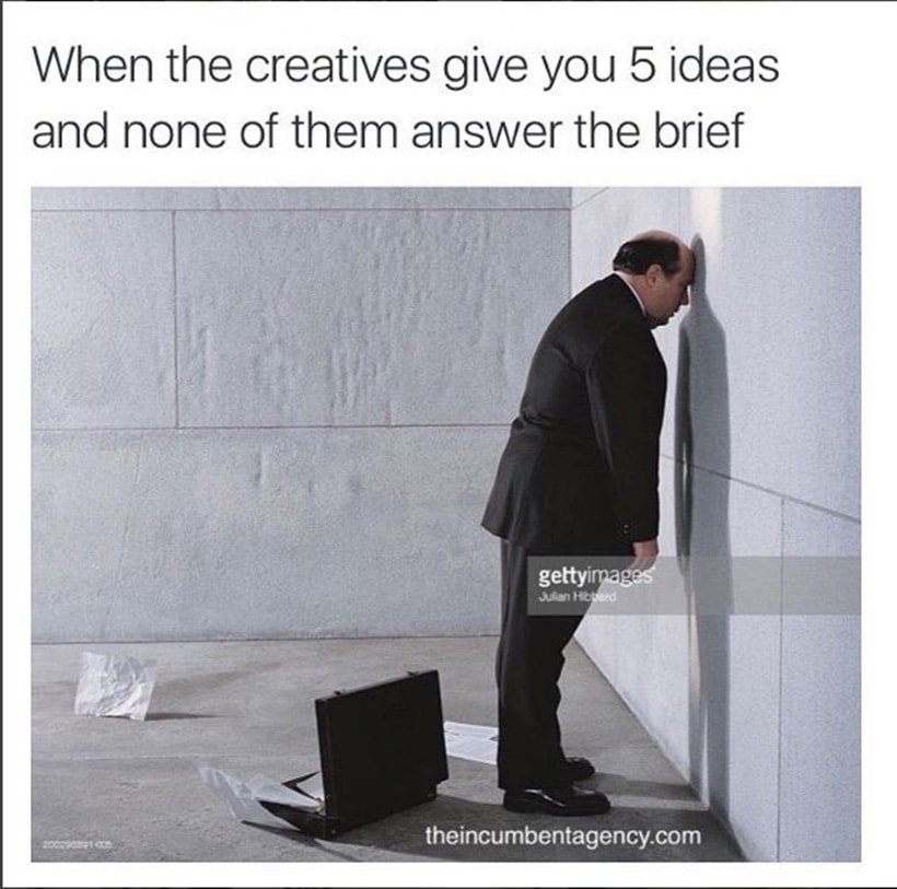 These ‘punny’ memes on life in an ad agency are absolutely mind-blowing ...