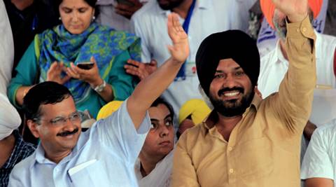 Disgruntled AAP volunteers hold rally | Ludhiana News - The Indian Express