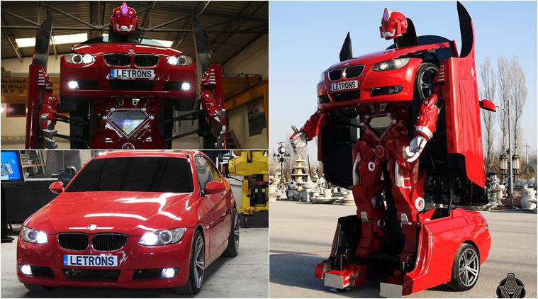 Video: This transformation of a BMW car into a robot is amazing ...