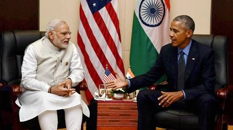 PM Modi meets President Obama on sidelines of East Asia Summit | India ...