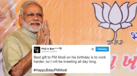 It’s PM Narendra Modi’s birthday today and Twitterati’s wishing him in ...