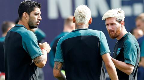 Brendan Rodgers hails Luis Suarez ahead of Barcelona-Celtic Champions ...