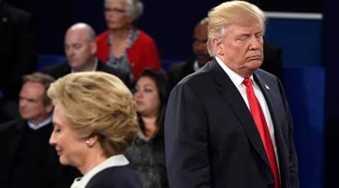 Donald Trump’s body language during second debate raises social media ...