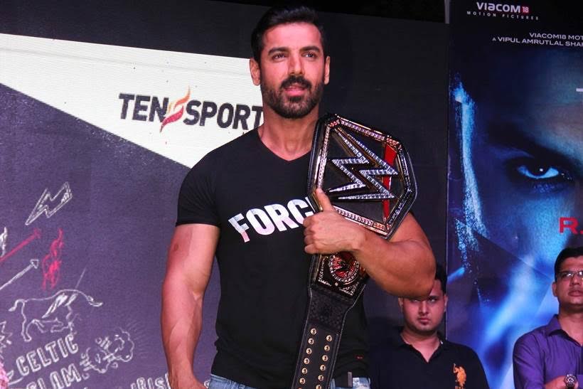 Force 2 actor John Abraham challenged by WWE champion Sheamus in Mumbai ...