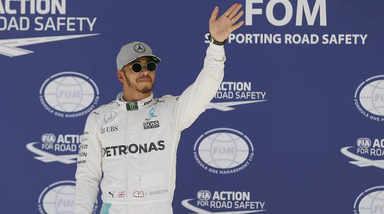 US Grand Prix: Lewis Hamilton powers to pole position in tense ...