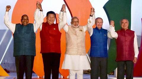 BRICS summit: Prachanda, PM Modi, Xi Jinping hold trilateral meeting in ...