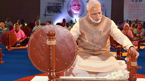 Earlier Khadi was for nation, now it’s also for fashion: PM Modi | News ...