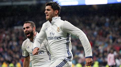 Alvaro Morata’s late winner sends Real Madrid to top of La Liga ...