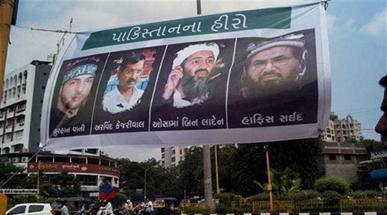 Ahead of Kejriwal’s rally, banners show him as ‘Pak hero’ | India News ...