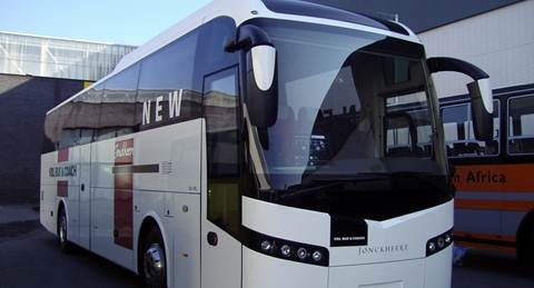 Bus building company MG Group unveils tarmac coach at Busworld 2016 ...
