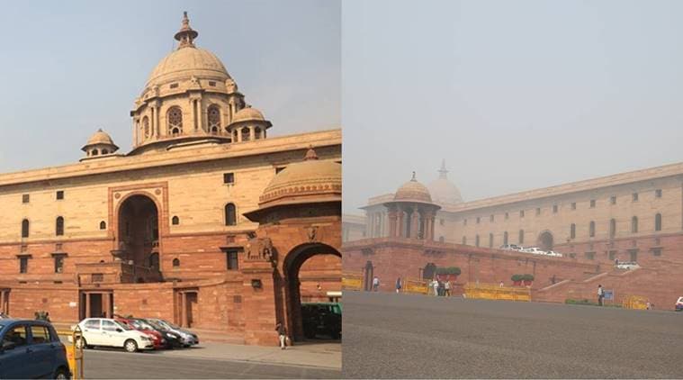 Delhi pollution: What famous monuments look like in the smog | Delhi ...