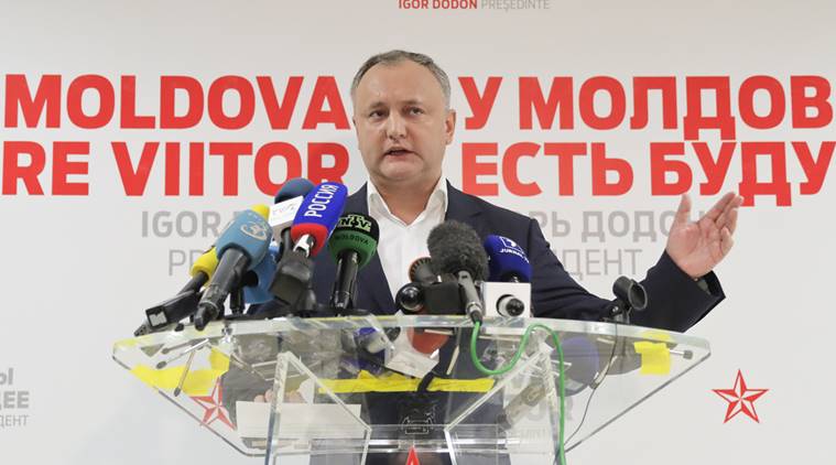 Pro-Russian candidate Igor Dodon set to win Moldova presidency | World ...