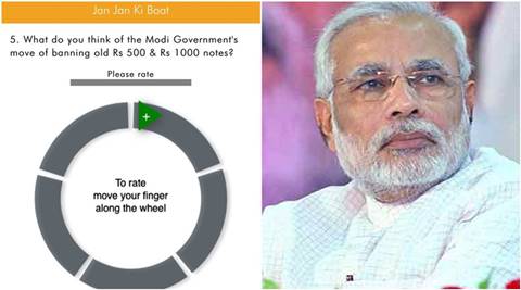 PM Modi app survey: 90 per cent people believe demonetisation will end ...