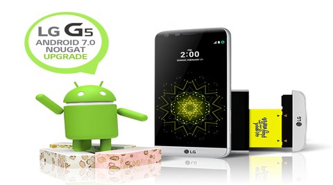 LG G5 starts receiving Android Nougat update in South Korea ...