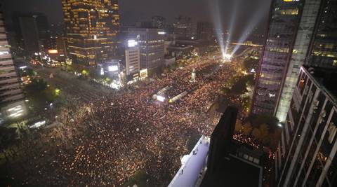 South Korea: Counting 1 million crowds at anti-president rally in Seoul ...
