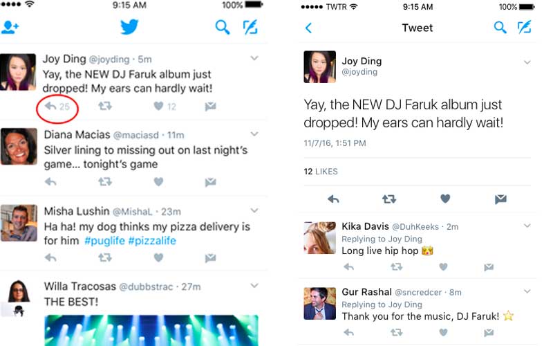 Twitter adds ‘Direct Reply’ count and ‘Conversation Ranking’ feature ...