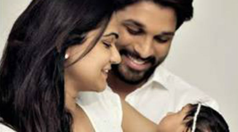 Allu Arjun names his daughter Allu Arha, shares her first pic | Telugu ...
