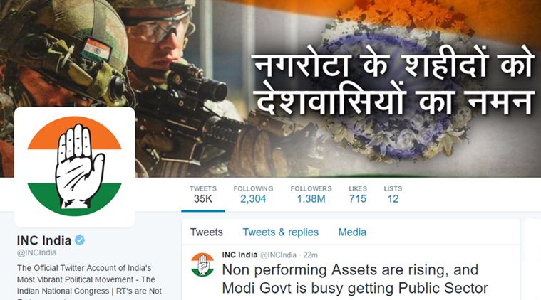Congress party’s Twitter account hacked after Rahul Gandhi’s ... Congress party’s Twitter account hacked after Rahul Gandhi’s ...