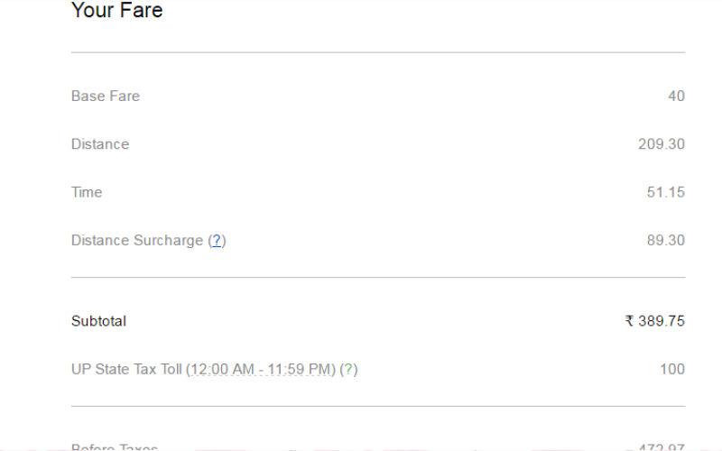Uber riders take note: Here’s why you get two different fare receipts ...