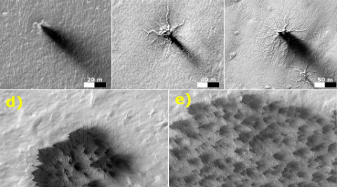 NASA orbiter detects infant versions of Martian ‘spiders’ | Technology ...
