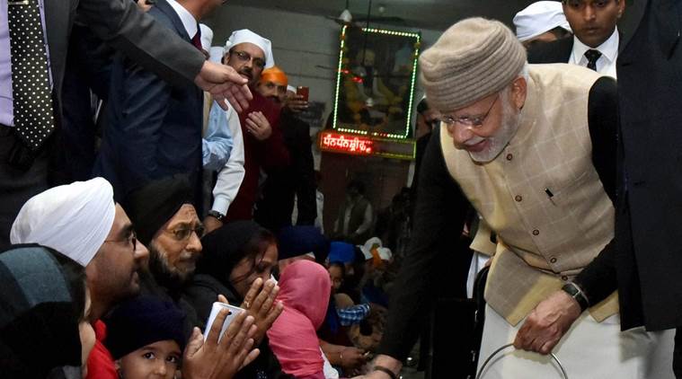 PM Modi serves langar at Golden Temple | India News - The Indian Express