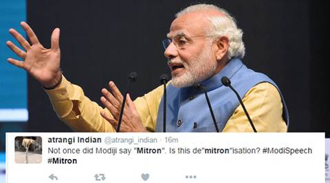 PM Modi speech did not have even one mitron, Twitterati ask is this de ...