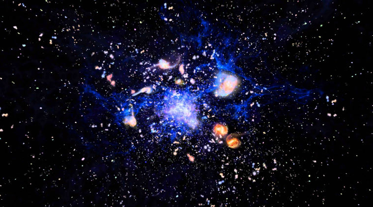 Galaxy forming from cold soup of gas spotted | Technology News - The ...