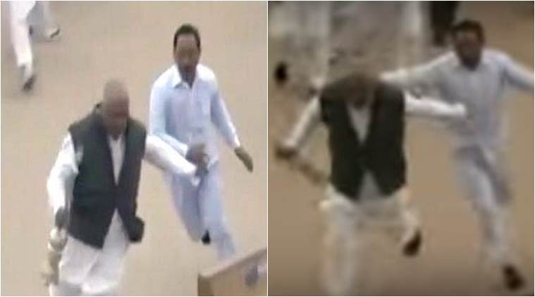 WATCH: Trinamool Congress leader runs amok with speaker’s mace in ...