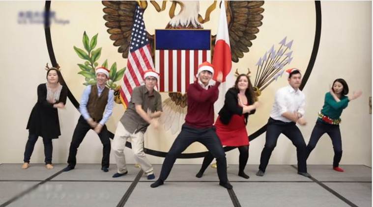 Watch: This video of the US embassy staff in Japan dancing on Christmas ...