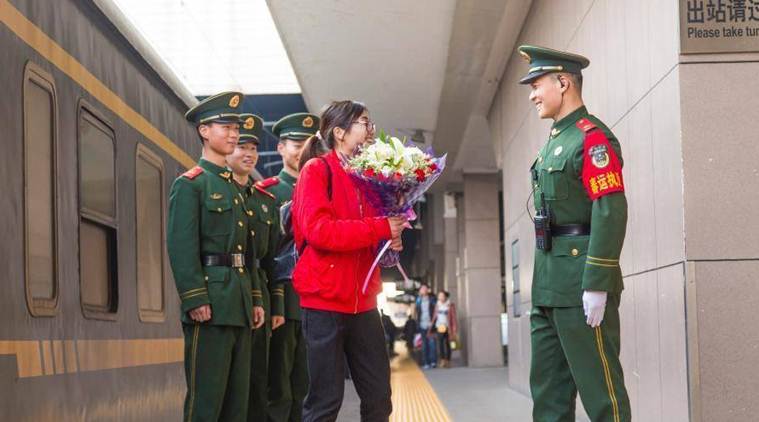 Caught up in duty for upcoming festival, Chinese cop gets married on ...